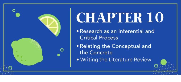 Chapter 10 Objectives – Strategies for Conducting Literary Research, 2e